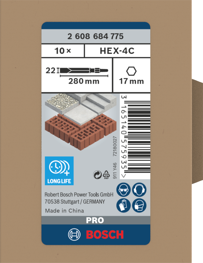 Set Flat Chisel PRO HEX 17-4C - application.title