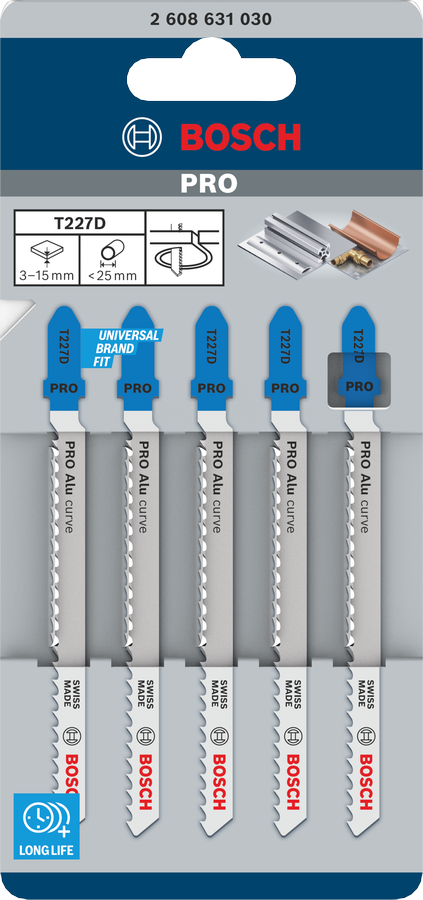Bilah Gergaji Jigsaw PRO Alu curve T227D - application.title