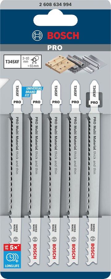 Bilah Gergaji Jigsaw PRO Multi Material thick and thin T345XF ...